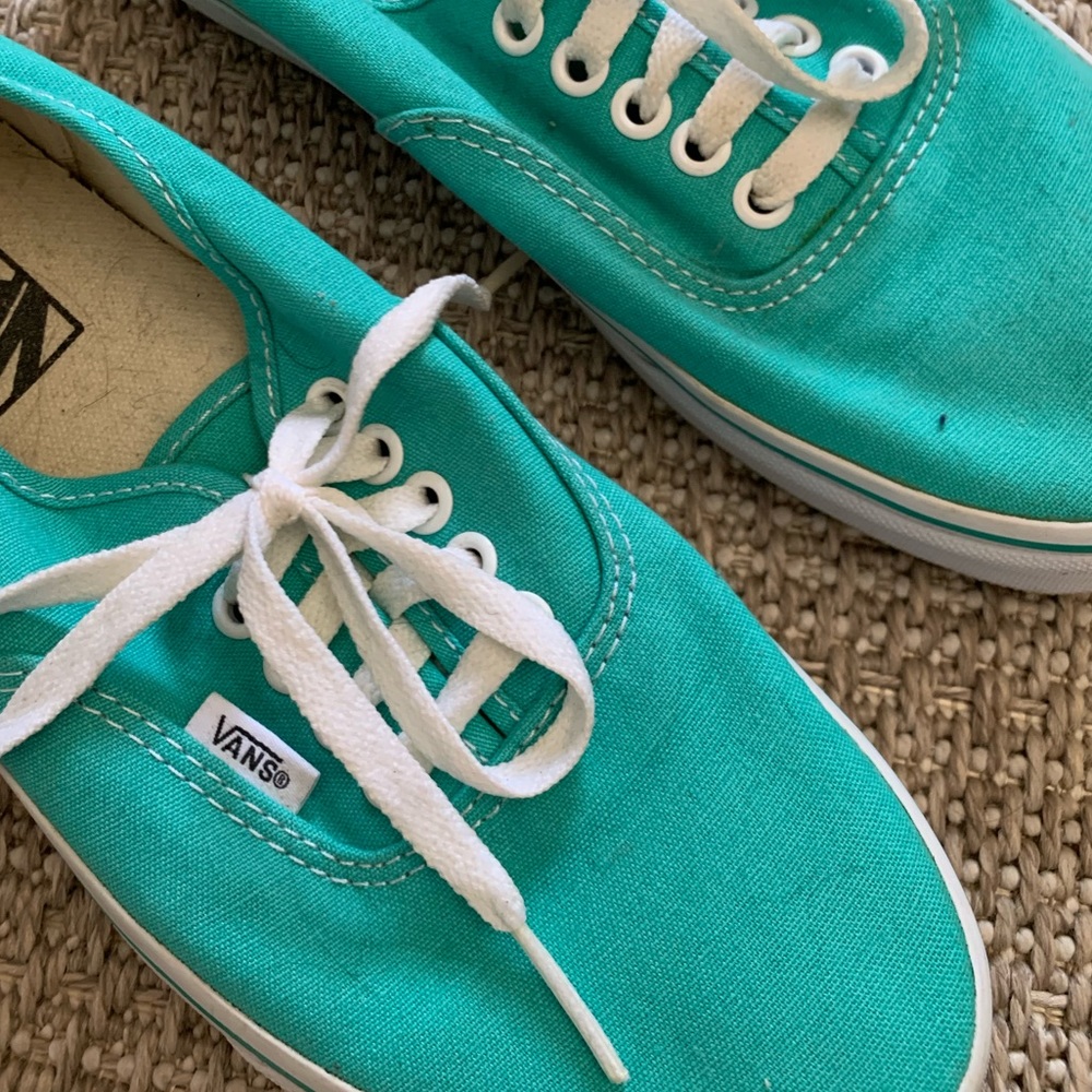 Vans Authentic Tiffany Blue Classic Sneakers - Gem